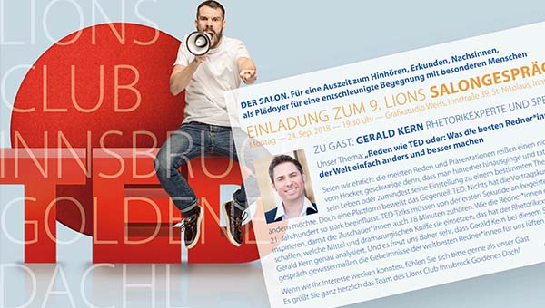 TED-Talks für die LöwInnen des Lions Club Innsbruck - Gerald Kern